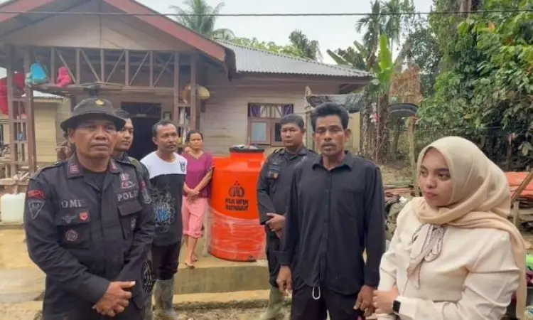 Polri Bangun Tandon Air dan MCK di Aceh Tamiang untuk Pulihkan Kondisi ...
