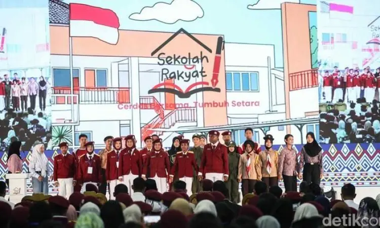 Siswa Sekolah Rakyat Sajikan Pentas Seni di Depan Presiden Prabowo di ...