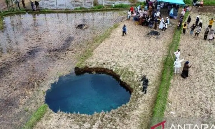 Sinkhole Muncul di Limapuluh Kota, BRIN Imbau Waspada